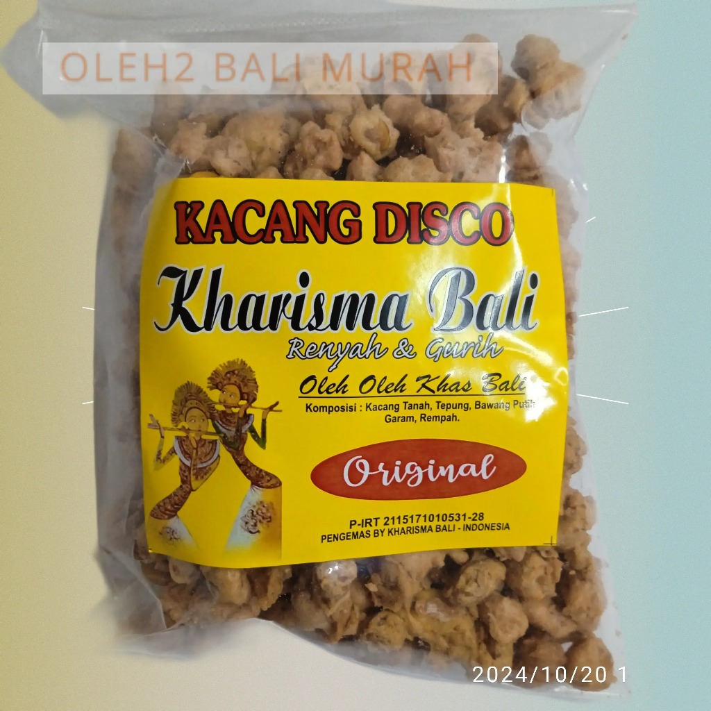Jual Kacang Disco Kharisma Bali 225 gram - Oleh oleh khas Bali | Shopee ...