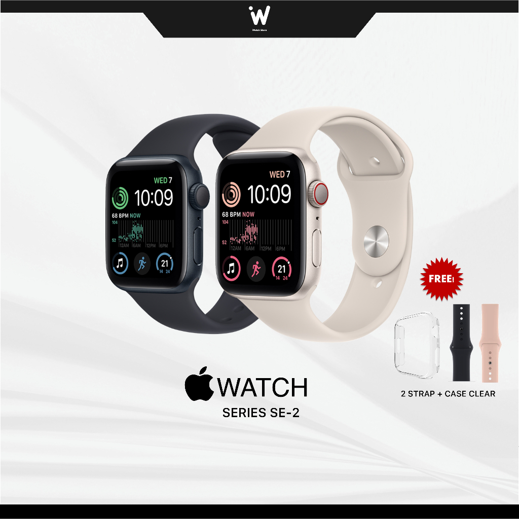 Jual iWatch Apple Watch SE 2022 Gen 2 40-44mm Second | Shopee Indonesia