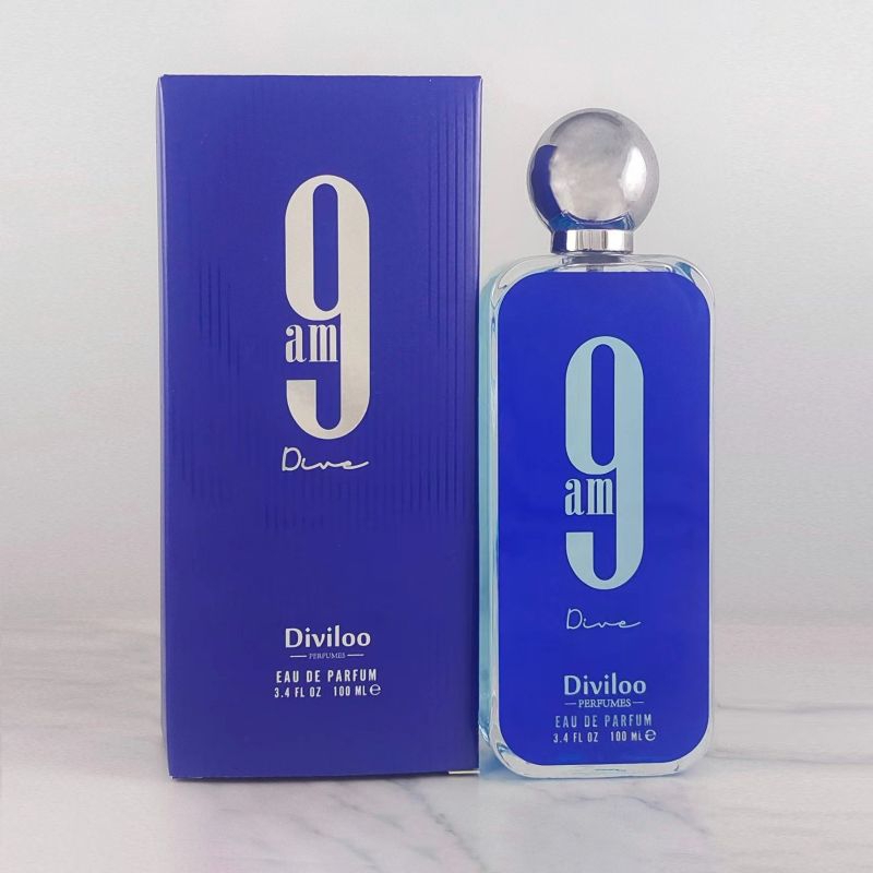 Jual Parfum Minyak Wangi Diviloo 9Pm Biru isi 100Ml EDP | Shopee Indonesia