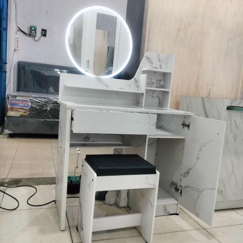 Jual Meja Rias Minimalis / Meja Rias LED | Shopee Indonesia