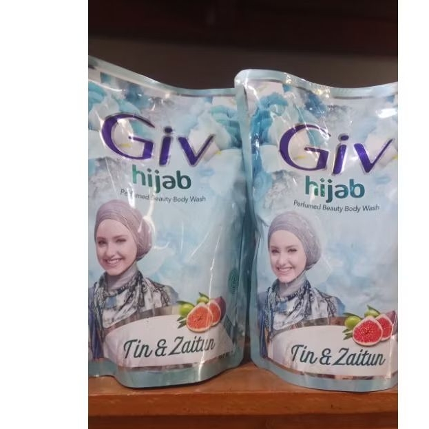 Jual Sabun Cair Mandi Giv Hijab Tin & Zaitun 400ml | Shopee Indonesia