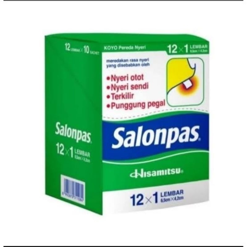 Jual Koyo Salonpas Box Isi 12 Lembar x 10 Sachet Perbox | Shopee Indonesia