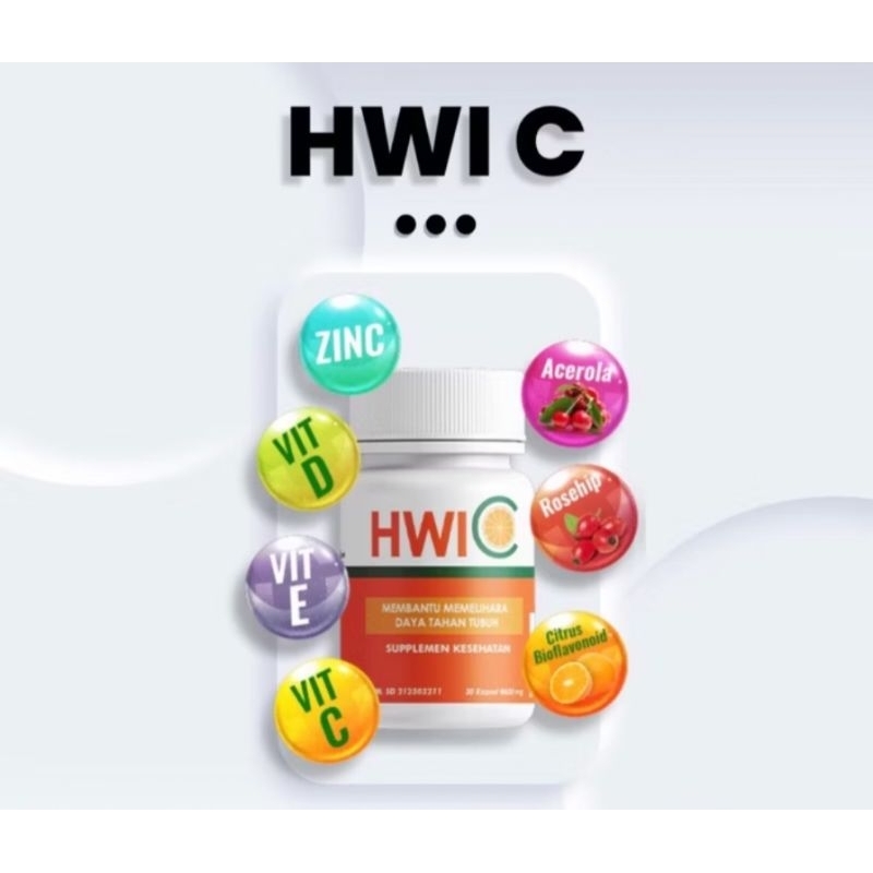 Jual HWIC Suplemen kesehatan kulit ganti frutablend Vitamin C isi 30 ...
