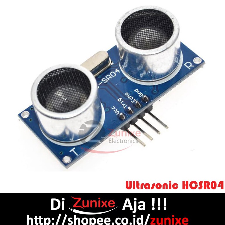 Jual Sensor Ultrasonik HCSR4 untuk mengukur jarak | Shopee Indonesia