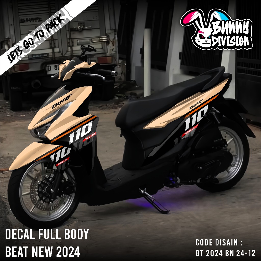 Jual (COD PROMO) TERBARU Decal Sticker Honda Beat DELUXE STREET REMOTE ...