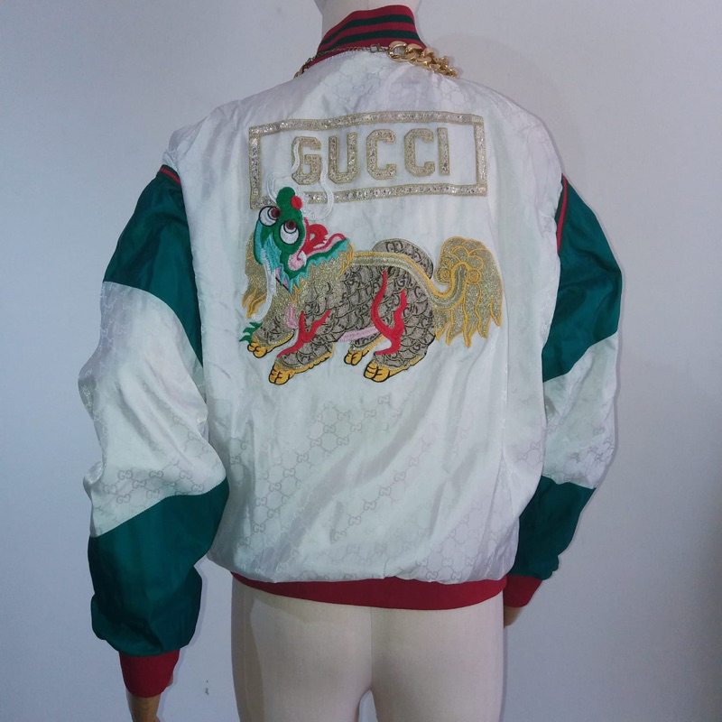 Jual GUCCI - Jaket Parasut Gucci Original | BRANDED | Shopee Indonesia