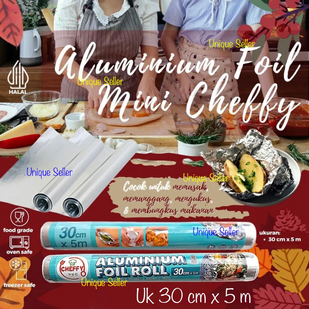 Jual Aluminium Foil Roll Cheffy 30 CM x 5 M / Alufoil Roll Cheffy 30cm ...