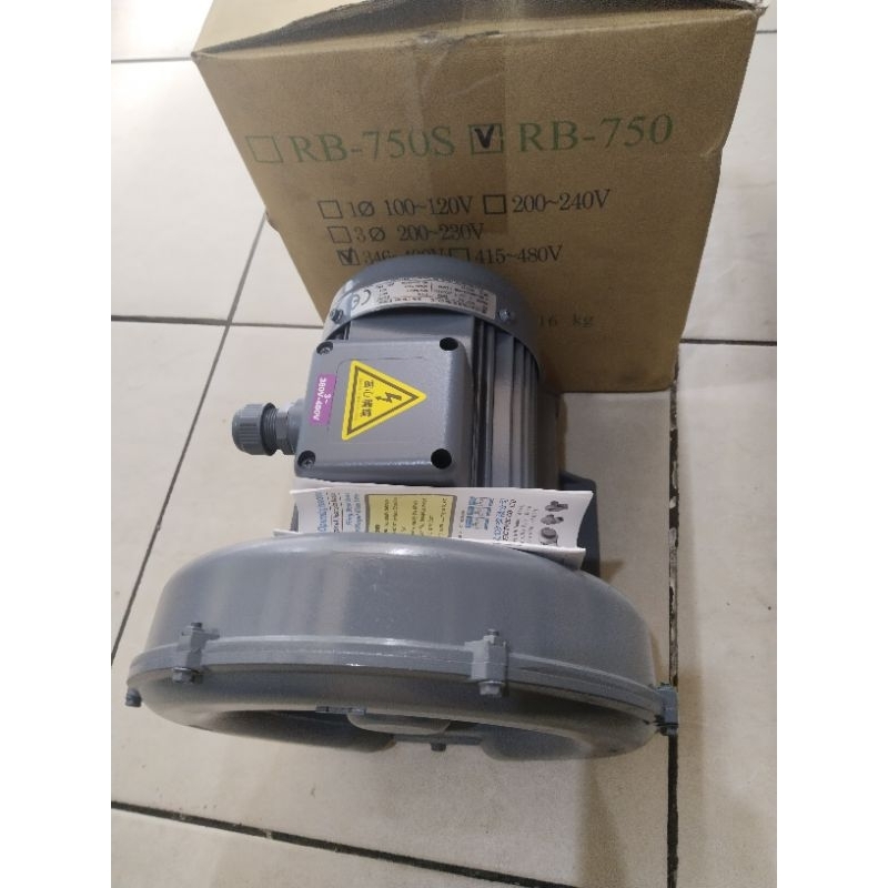 Jual Ring Blower Chuan fan RB-750 ring blower 0,75KW ring blower 1hp 3 ...