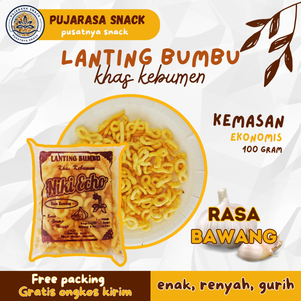 Jual Makanan Ringan Klanting Lanting Singkong Bumbu Oleh - Oleh Khas ...