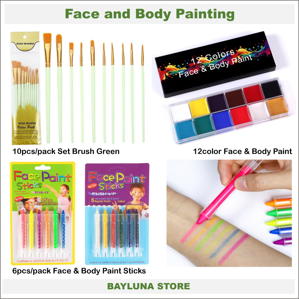 Jual Bayluna Face and Body Painting Kids Body Painting Kids, Face Body ...