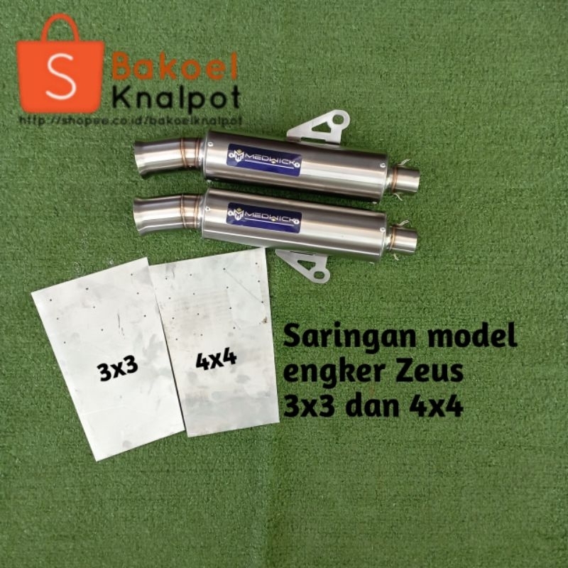 Jual Medwick knalpot saringan engker zeus inlet 38-45-50mm (Selincer ...