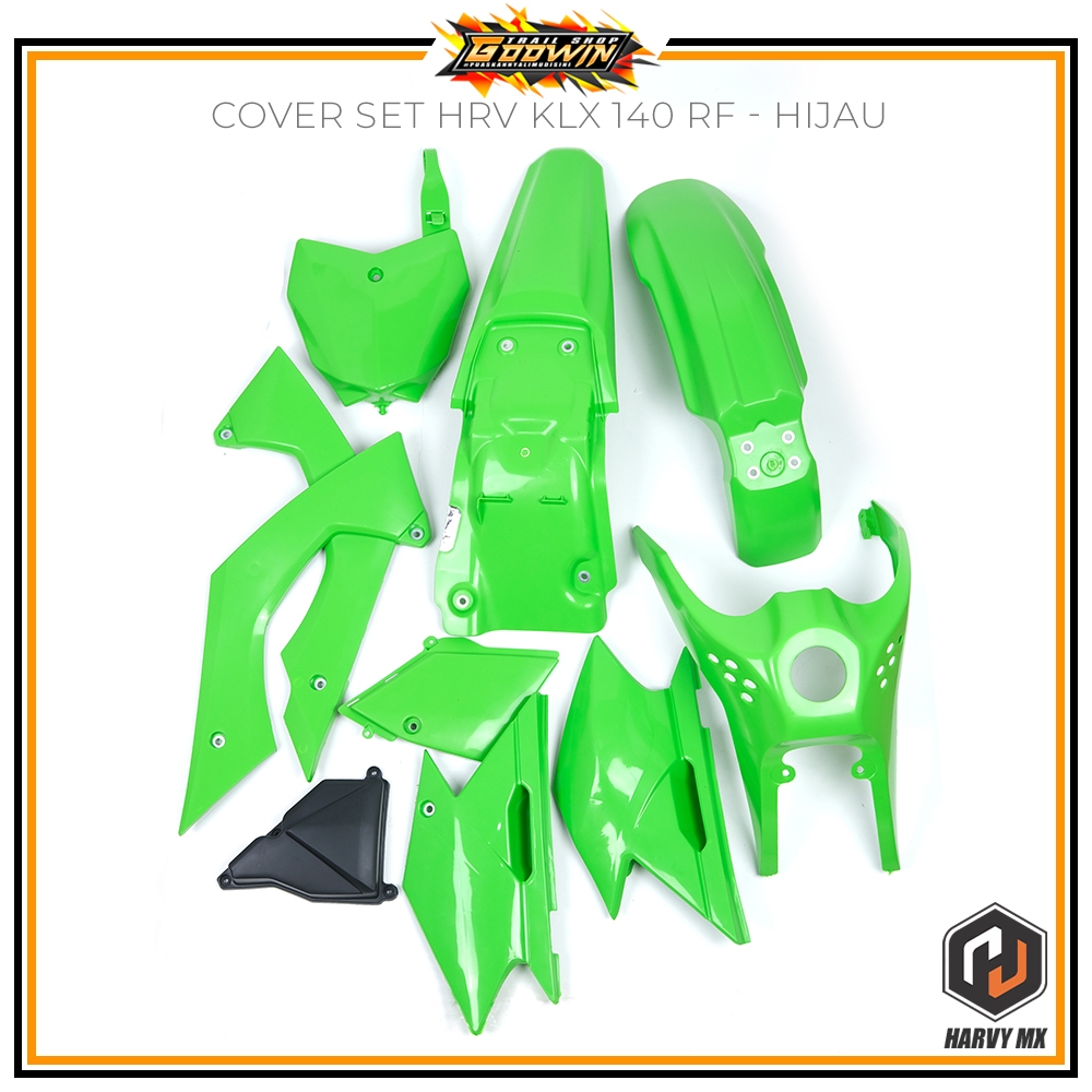Jual Cover Set Motor Trail Cover Bodyset KLX 140 RF 2024 HARVY MX ...