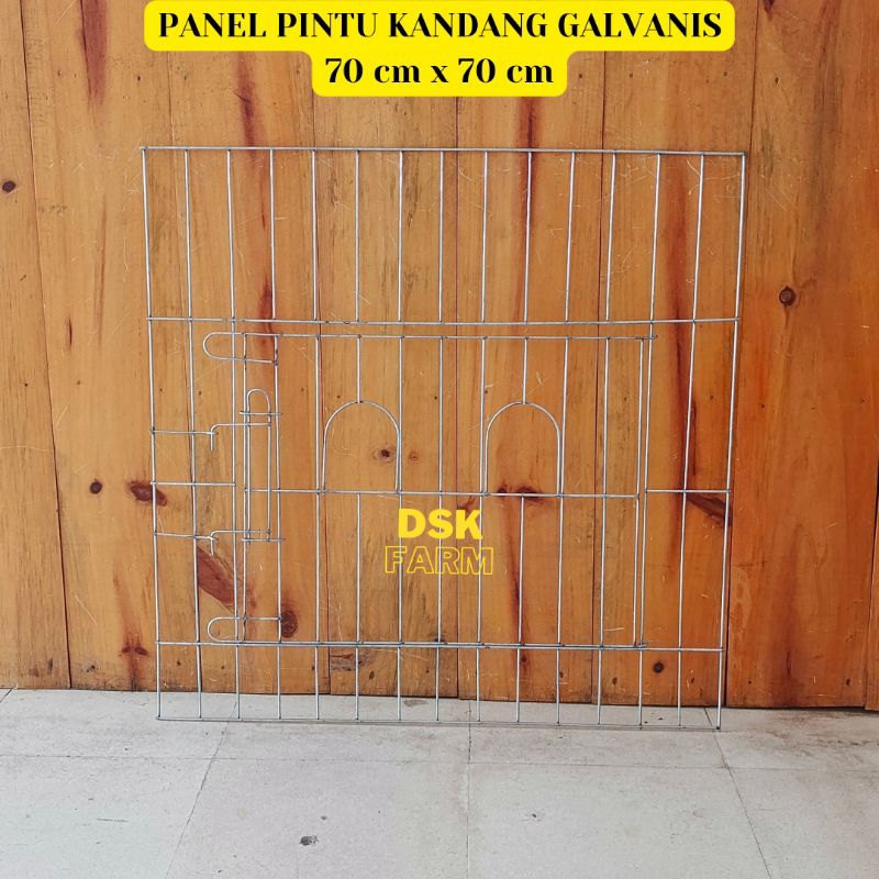 Jual Pintu Kandang Galvanis 70x70 cm (Free extra packing full kardus ...