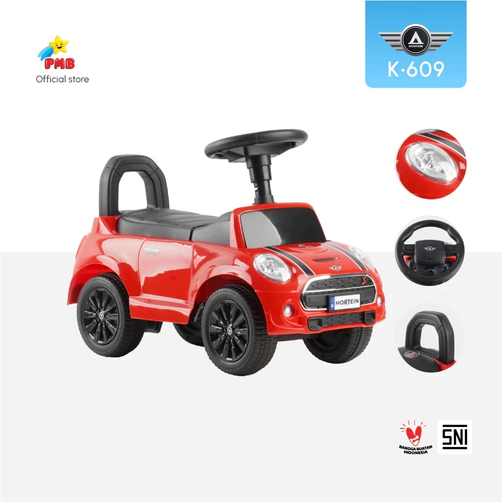 Jual TOLOCAR MOBIL DORONG ANAK MINICOPER MORTEIN PMB K609 DILENGKAPI ...