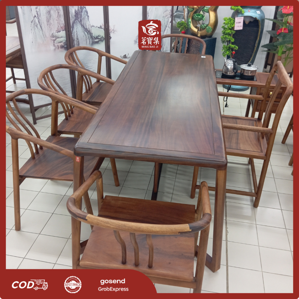 Jual MING BAO JI Meja Teh China Set Z-006 Furniture Set Meja Teh Kursi ...