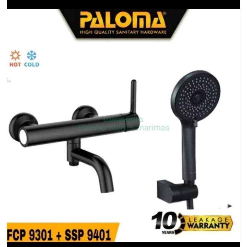 Jual paloma fcp 9301 + ssp 9401 shower set keran panas dingin keran ...