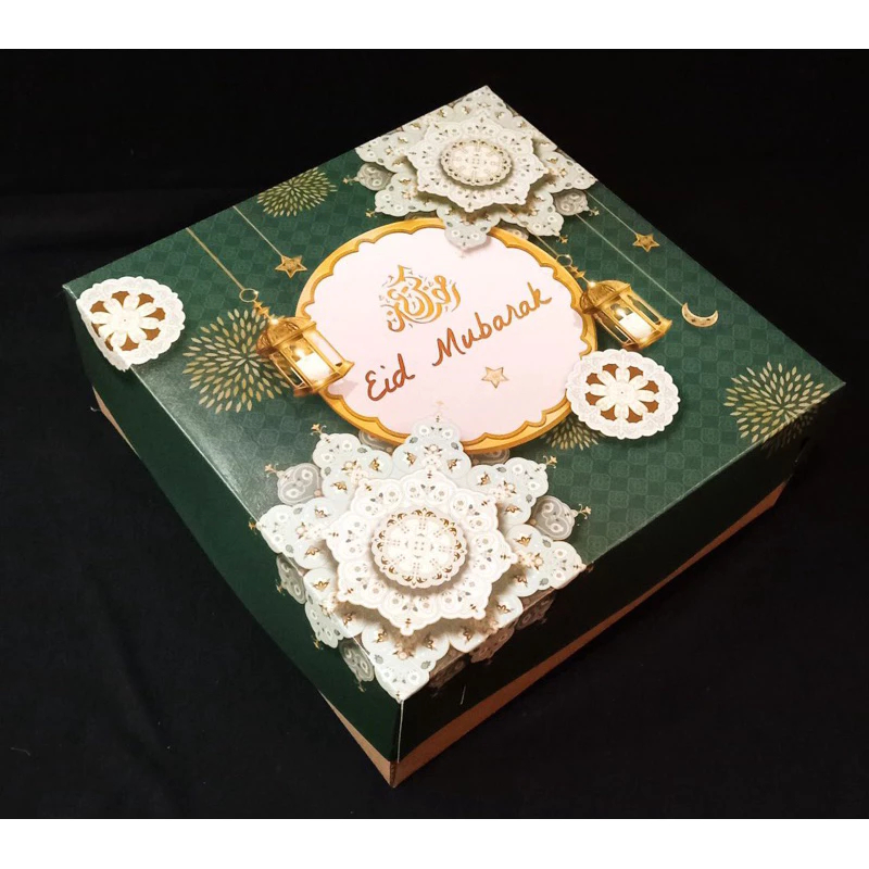 Jual Box Lebaran Motif Eflute 1 Pack Isi 3 Pcs Box Hampers Motif ...