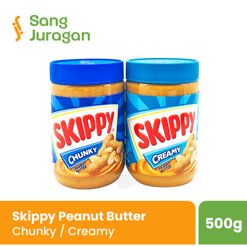 Jual Skippy Creamy / Chunky Peanut Butter 500 Gram | Selai Kacang ...