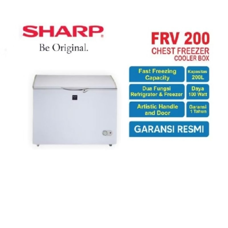 Jual Chest Freezer Sharp Frv-200 / Chest Freezer 200 Liter | Shopee ...