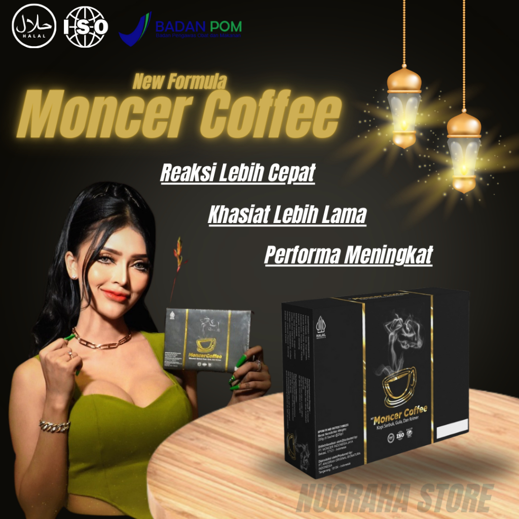 Jual Kopi Mooncer Coffee - Suplemen Pria Untuk Promil Original 1 Box 8 ...