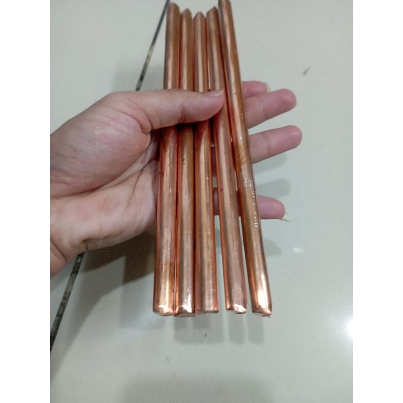 Jual As Tembaga Potongan Random Diameter 10mm / 12mm x9cm 8cm 7cm ...