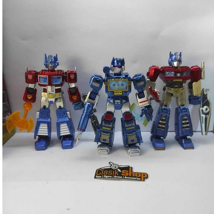 Jual Blokees Transformers Secret Soundwave Optimus Vol 1 3 5 Rare ...