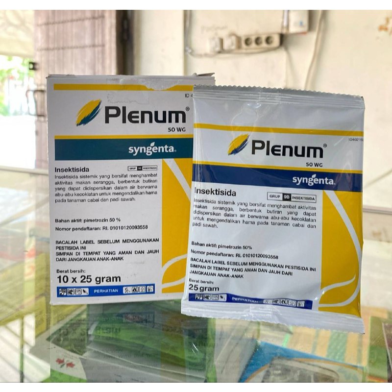 Jual PLENUM 50 WG 25 GRAM KEMASAN PABRIK INSEKTISIDA | Shopee Indonesia