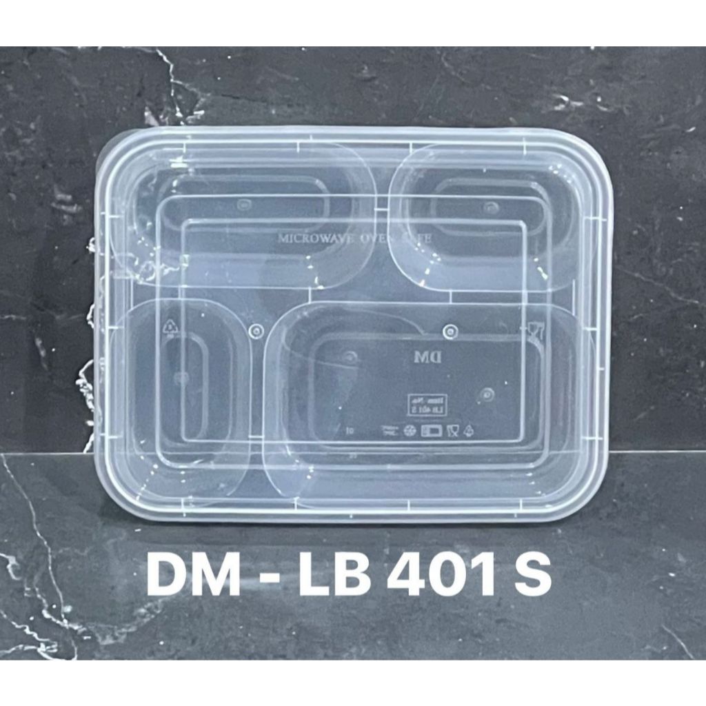 Jual THINWALL BENTO SEKAT 4 BENTO - FOOD CONTAINER BENTO PLUS TUTUP ...
