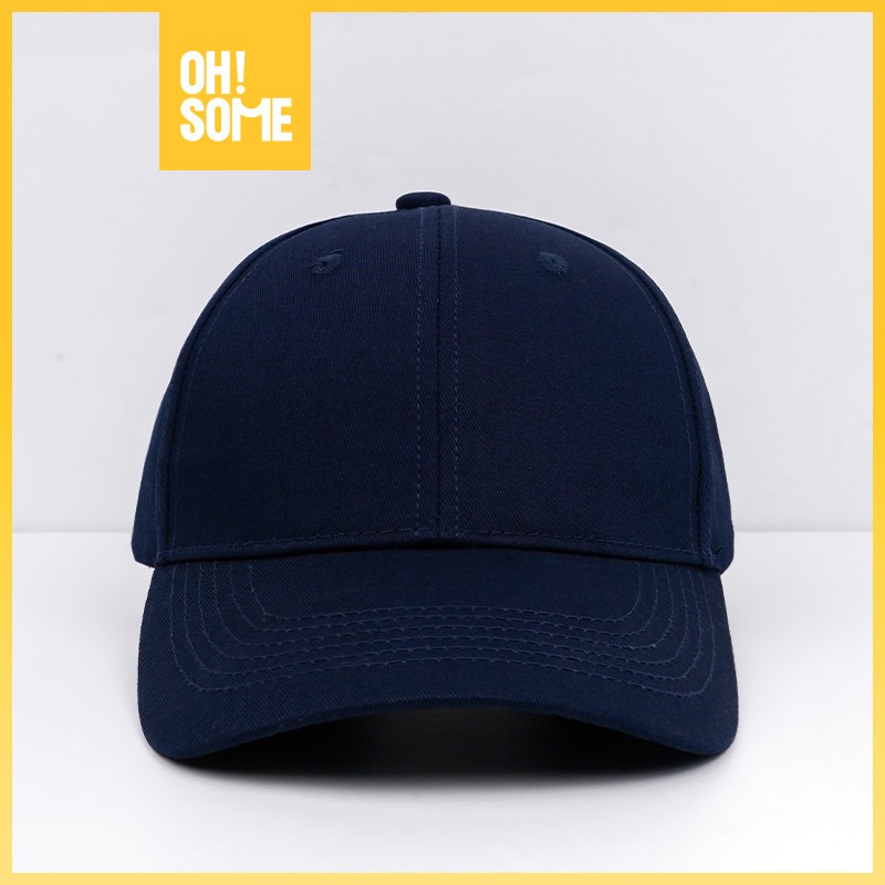 Jual OHSOME - Mostorhata Dark Blue Basic Hardtop Baseball Cap Topi ...
