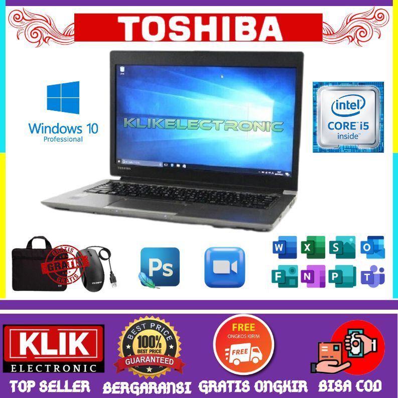 Jual LAPTOP DYNABOOK TOSHIBA R63 CORE i5 GEN 6 / RAM 8GB - 128SSD ...