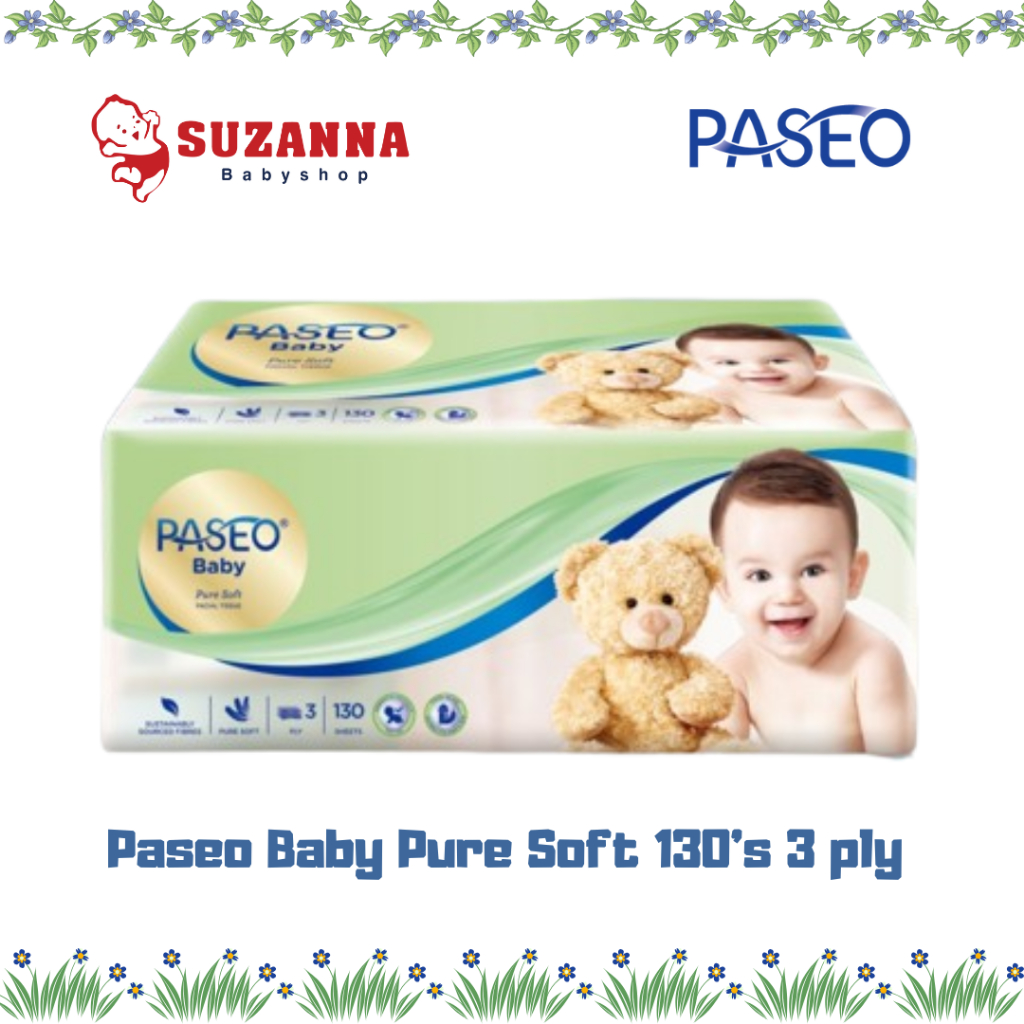 Jual Paseo Baby Pure Soft 130's 3 Ply - Tisu Kering Bayi | Shopee Indonesia