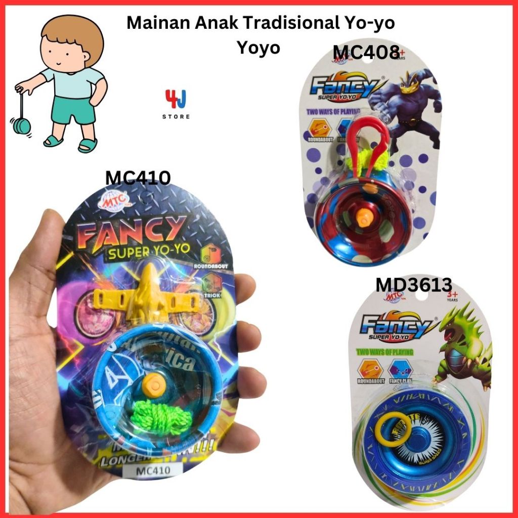 Jual Mainan Anak Tradisional Yo-yo Yoyo Permainan Ketangkasan | Shopee ...