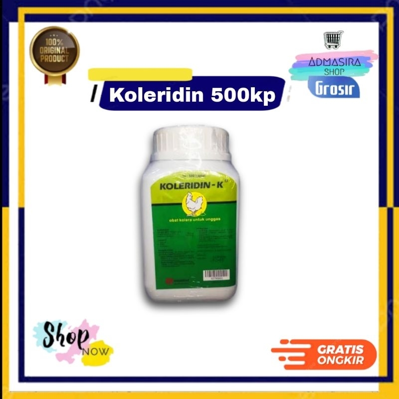 Jual KOLERIDIN K 500KP Medion Obat Ayam Unggas Diare Kolera Pullorum ...