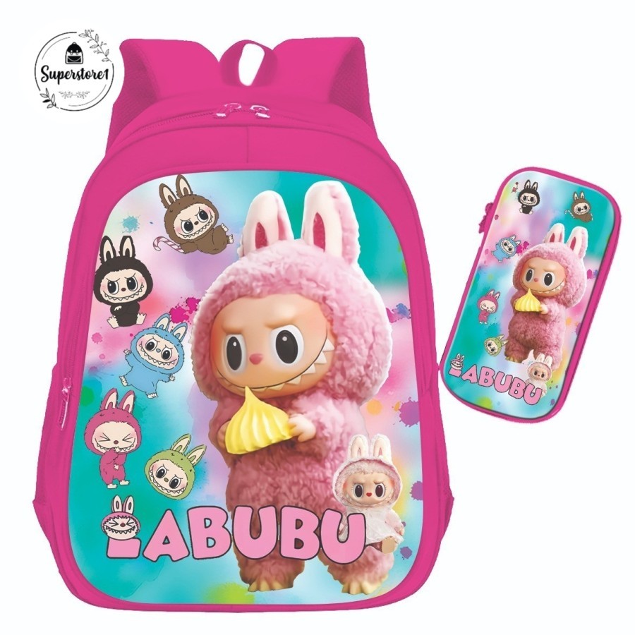 Jual ZAHAIR - LABUBU VIRAL- Tas Anak Sekolah Perempuan SD TK murah Tas Sekolah 2024 Tas rannsel ...
