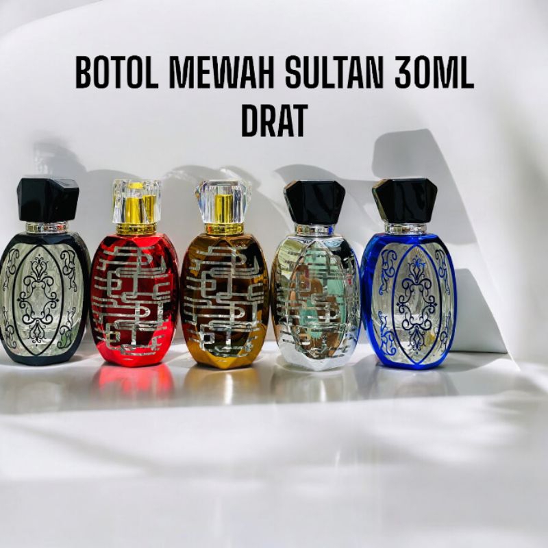 Jual BOTOL MEWAH ARABIC SULTAN 30ML DRAT PERPCS | Shopee Indonesia