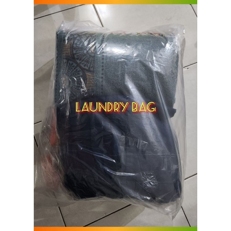 Jual Plastik Laundry Kiloan / Laundry Bag / Plastik Bening Kantong Besar / Plastik PE Jumbo ...