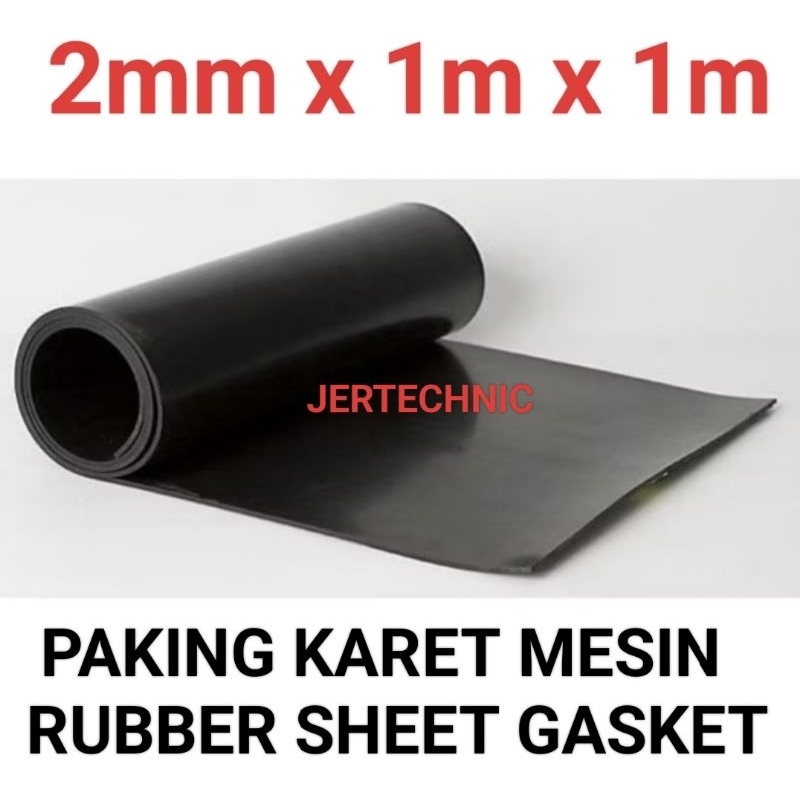 Jual PAKING KARET 2MM ( PER METER ) RUBBER GASKET SHEET | Shopee Indonesia