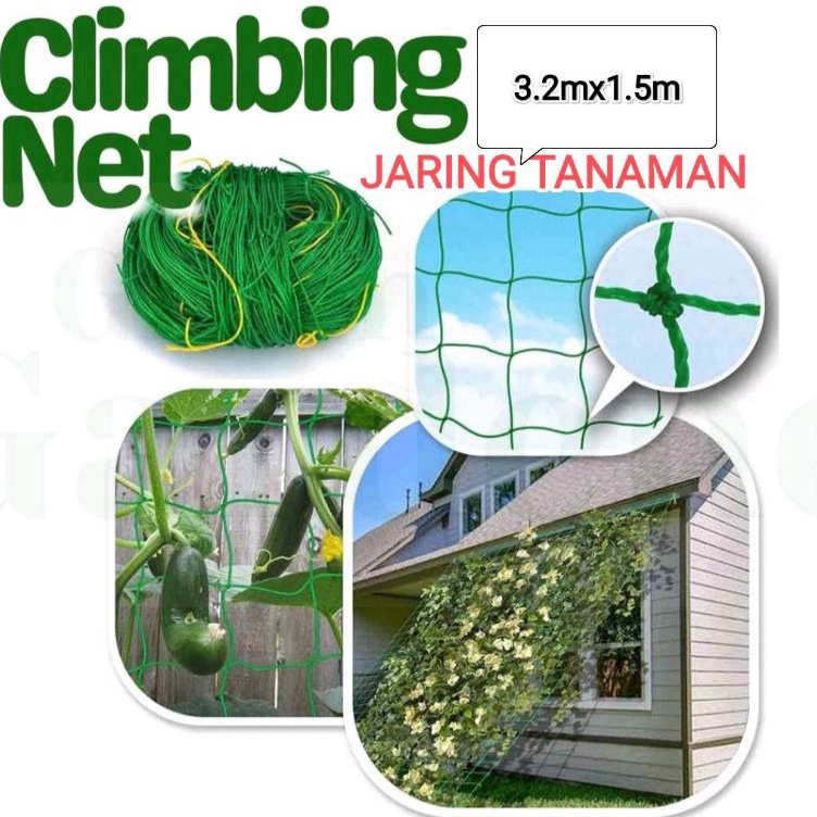 Jual 32mx16cm Jaring rambatan tanaman buah anggur jaring pertanian ...