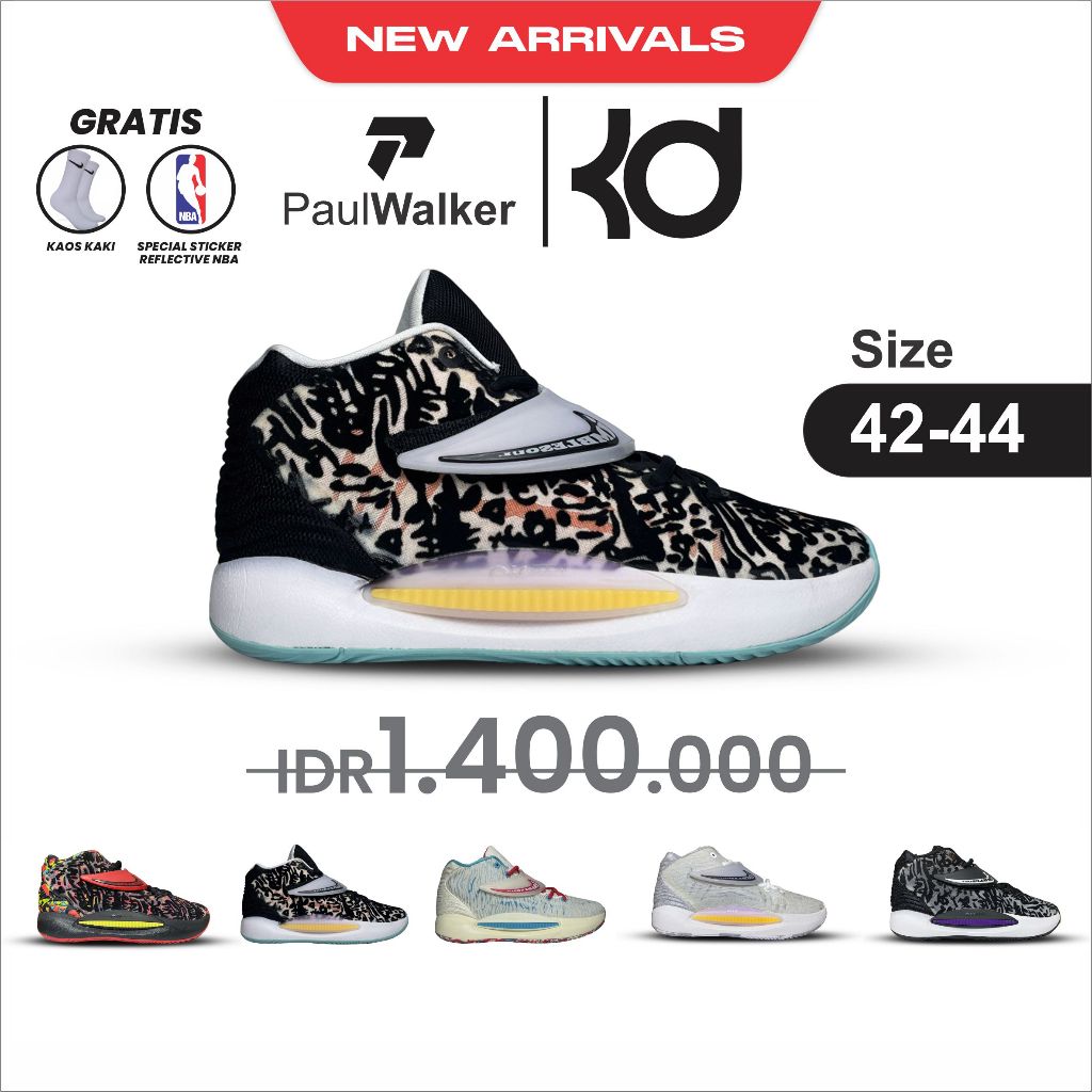 Jual SEPATU BASKET KD 14 (BNIB) | Shopee Indonesia
