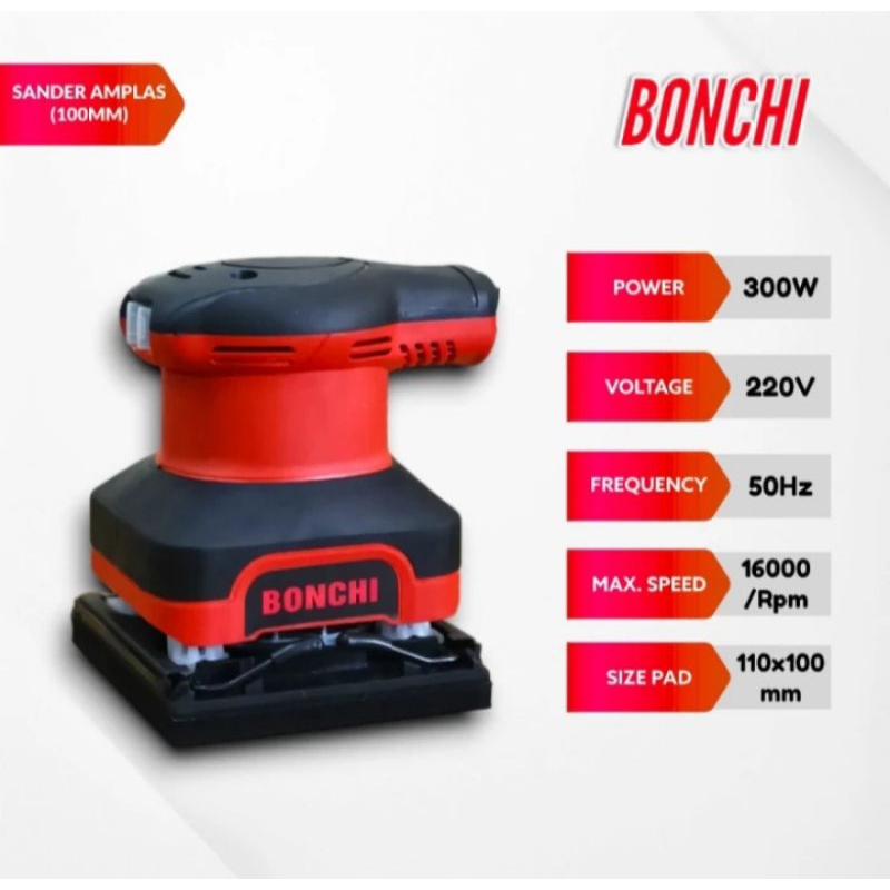 Jual PALM SANDER BONCHI 4515 MESIN AMPLAS KOTAK BONCHI | Shopee Indonesia