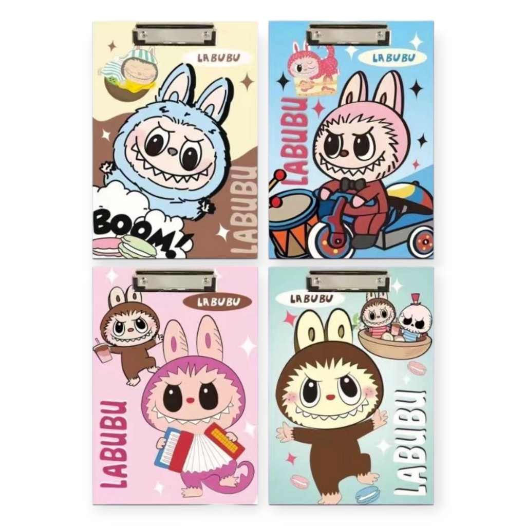 Jual (A4) CLIP BOARD 658/1120 LABUBU SANRIO / PAPAN JALAN ALAS UJIAN ...