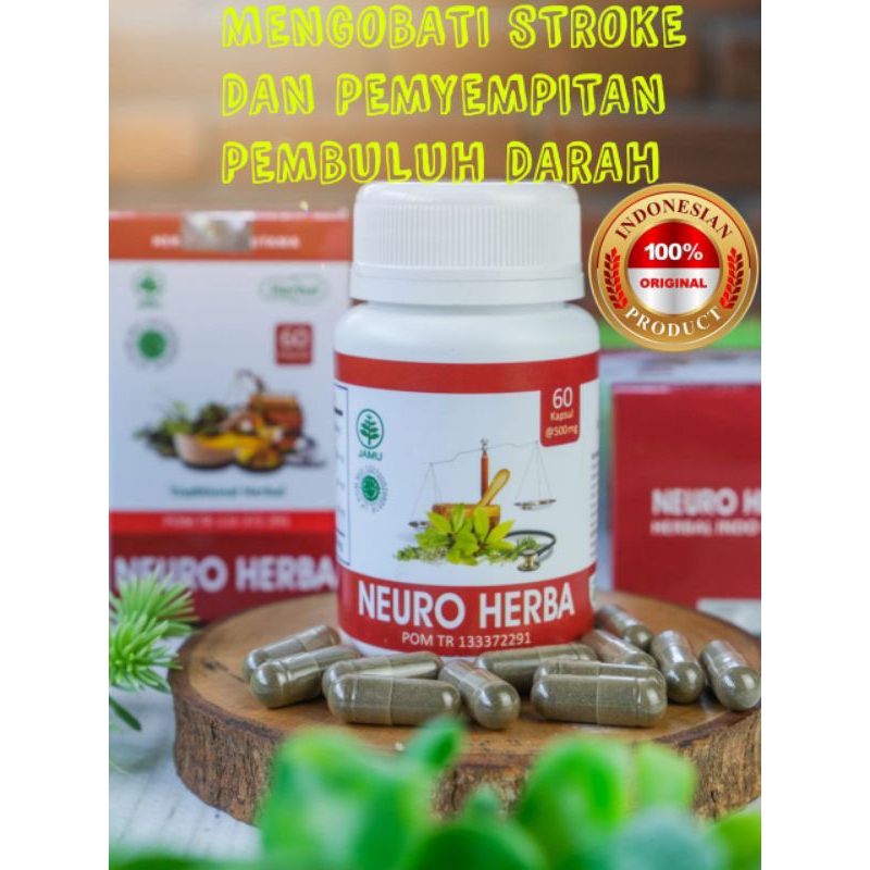 Jual NEURO HERBA OBAT STROKE DAN PENYEMPITAN PEMBULUH DARAH | Shopee ...
