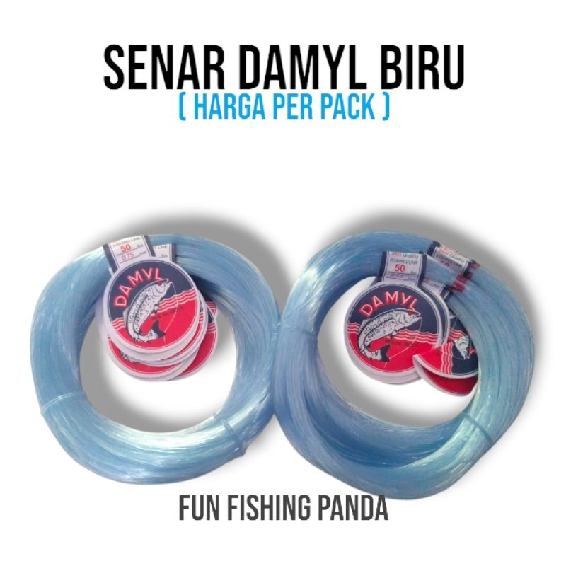 Jual Damyl biru senar pancing senar jaring senar jala kecrik isi 10 ...