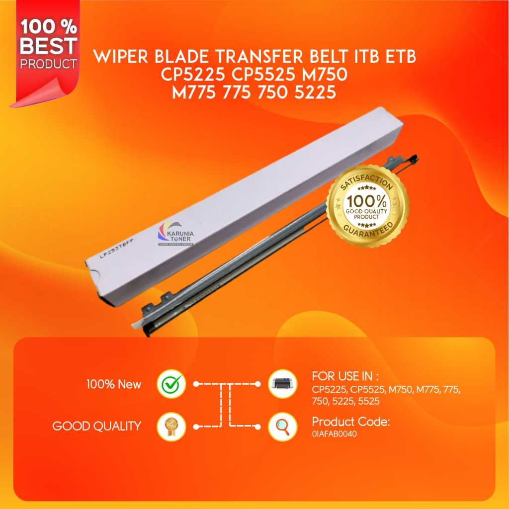 Jual WIPER BLADE TRANSFER BELT ITB ETB CP5225 CP5525 M750 M775 775 750 ...