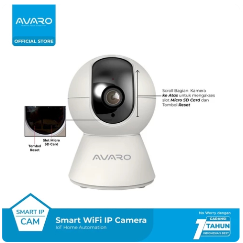 Jual Sale CAMERA CCTV AVARO Smart Indoor PTZ IP Camera Wifi IoT Home Automation - Only Unit ...