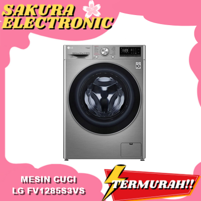 Jual LG FV1285S3VS 8,5 KG MESIN CUCI FRONT LOADING INVERTER THINQ AI DD ...