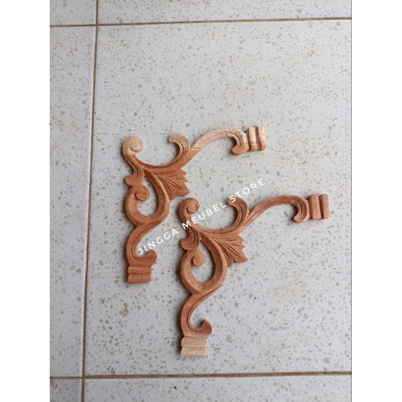 Jual ukiran kayu ornamen ukir dekorasi kayu ornamen kayu ukir sudut ...