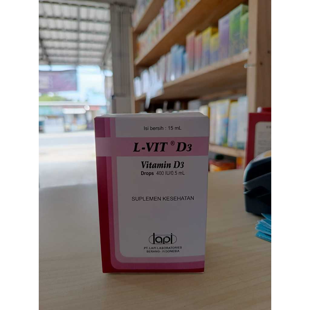 Jual L-VIT D3 400 IU/0.5 ML DROP 15 ML | Shopee Indonesia