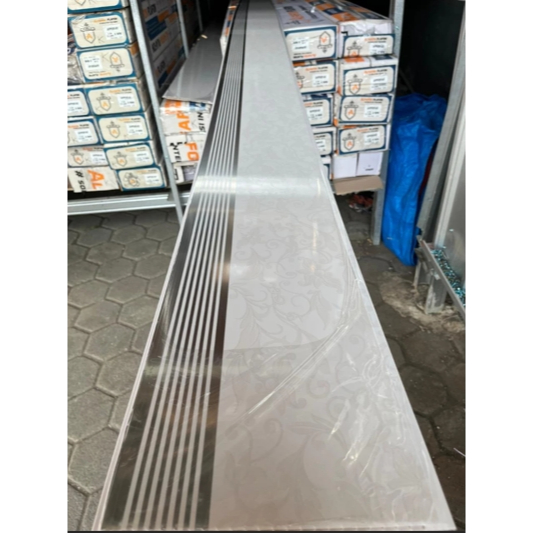 Jual PLAFON PVC WARNA PUTIH MOTIF BATIK GLOSY ( PANJANG 3&4 METER ) PM ...