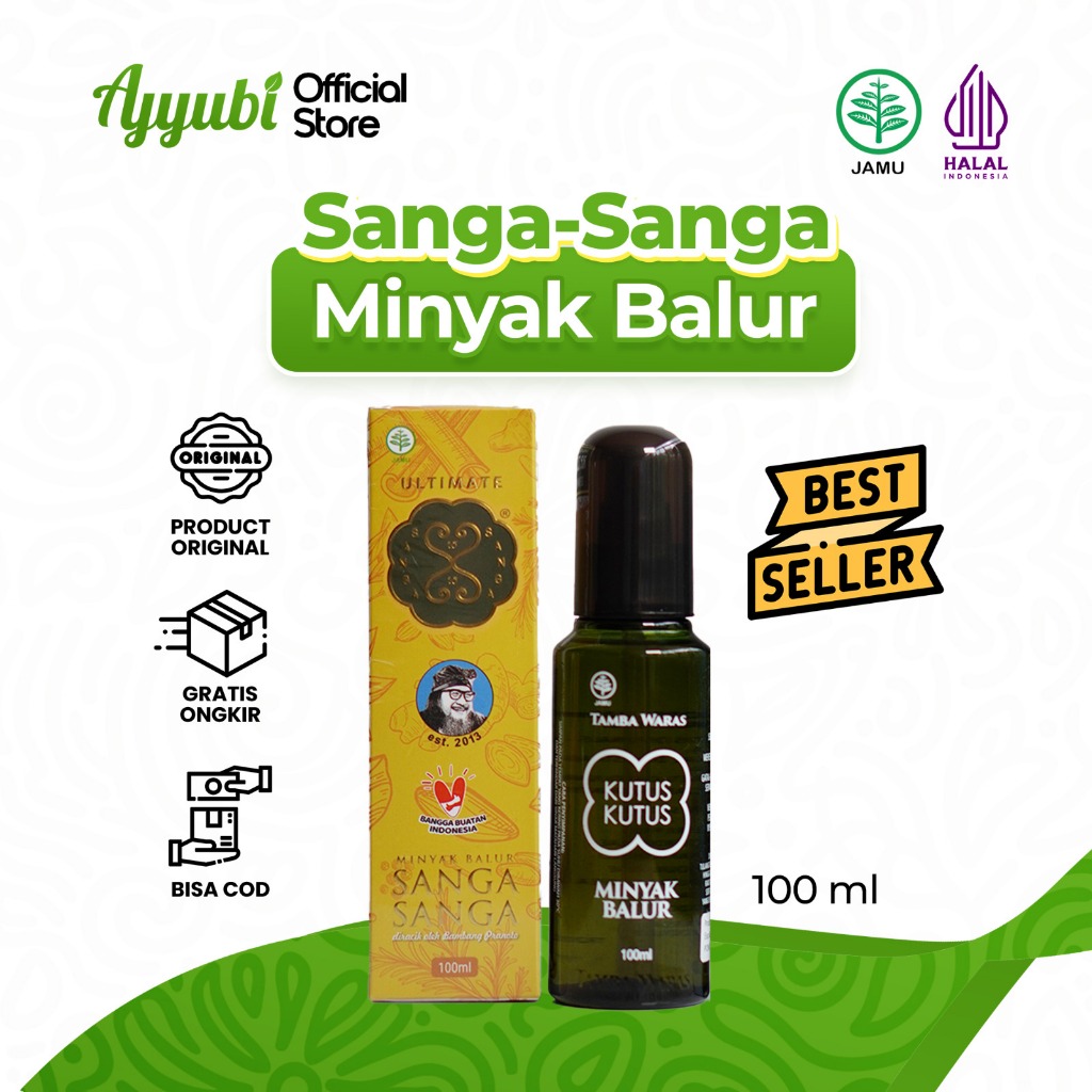 Jual Minyak Pijit Ultimate Sanga Sanga Minyak Balur Healing Oil Original Bali Tamba Waras 100 ml ...